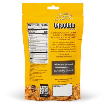 Welcome to Unbound Snacks! Unbelievably Delicious Walnuts