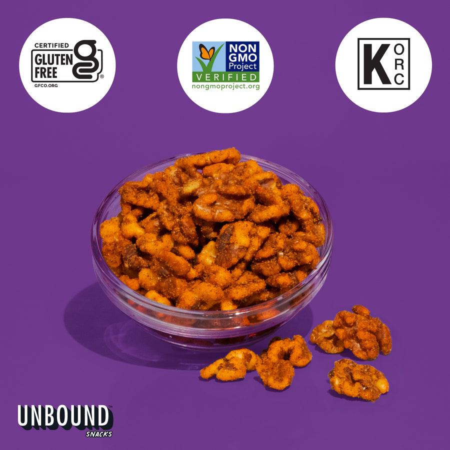 Unbound Snacks | Sea Salt & Vinegar Walnuts