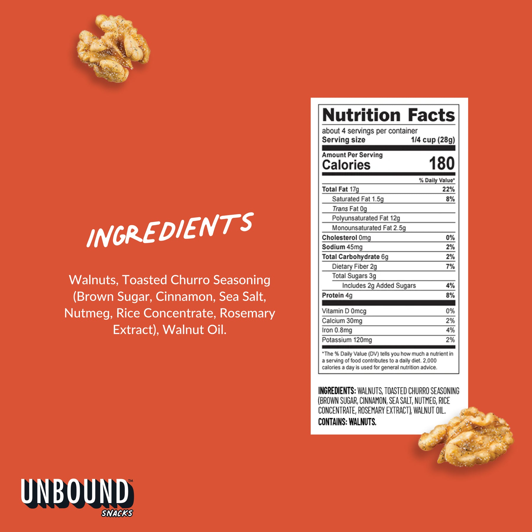 Welcome to Unbound Snacks! Unbelievably Delicious Walnuts