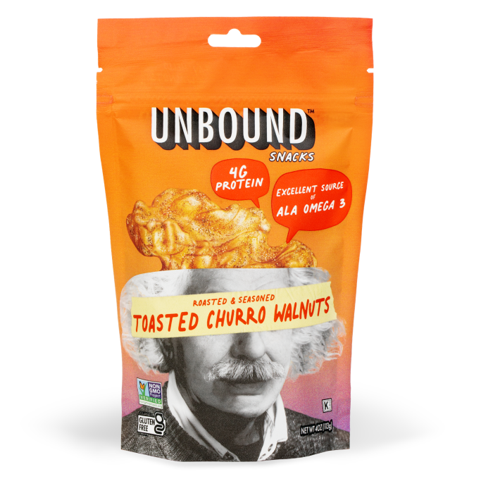 Unbound Snacks | Toasted Churro Walnuts