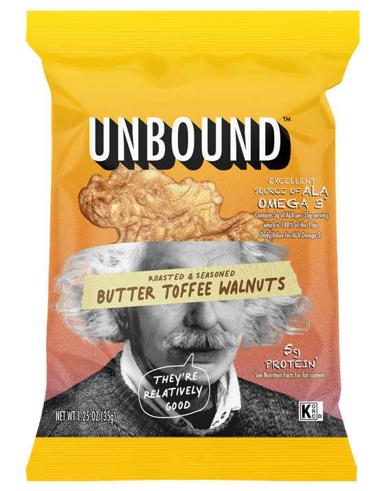Unbound Snacks | Butter Toffee Walnuts