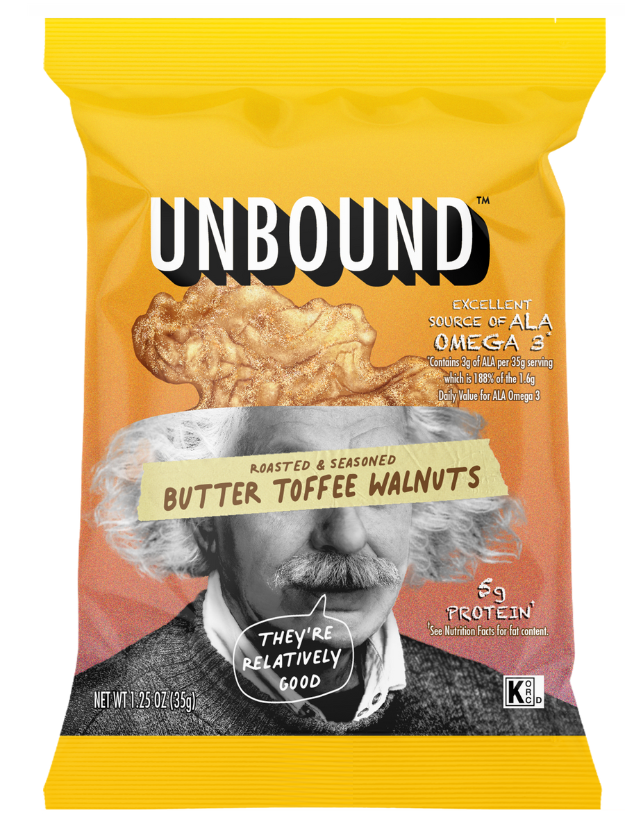 Unbound Snacks | Butter Toffee Walnuts