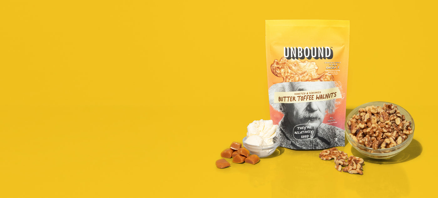 Unbound Snacks | Butter Toffee Walnuts