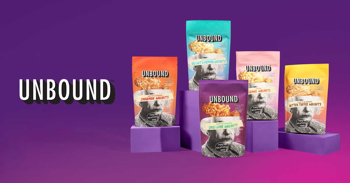 Welcome to Unbound Snacks! Unbelievably Delicious Walnuts