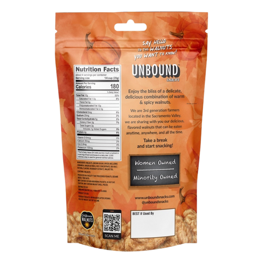 Welcome to Unbound Snacks! Unbelievably Delicious Walnuts