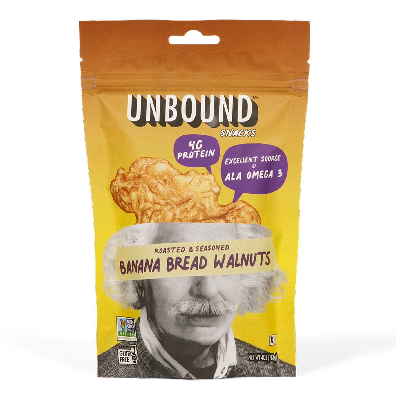 Unbound Snacks | Banana Bread Walnuts